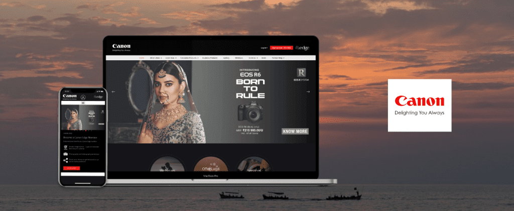Canon India: Website Case Study | RepIndia