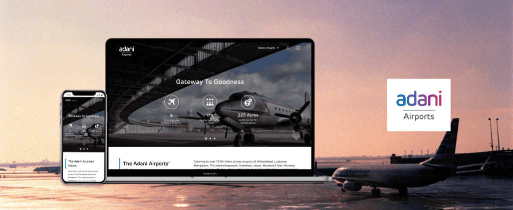 Adani Corporate Airport: Website Case Study | RepIndia