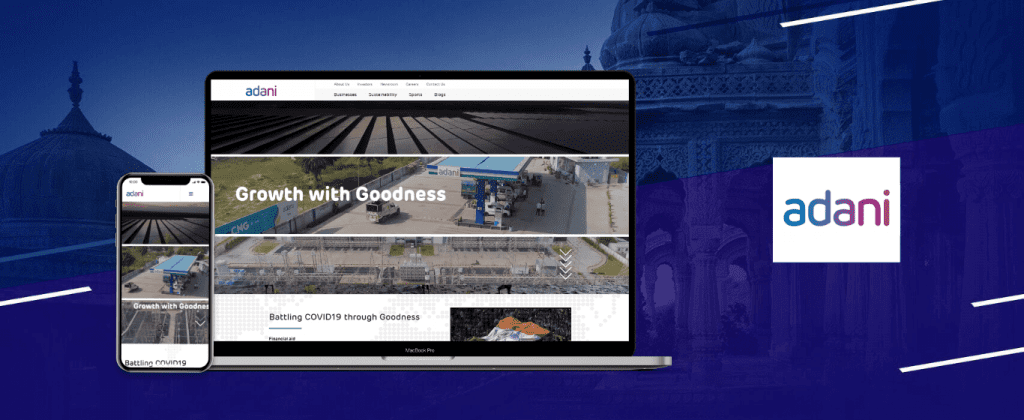 Adani Corporate: Website Case Study | RepIndia